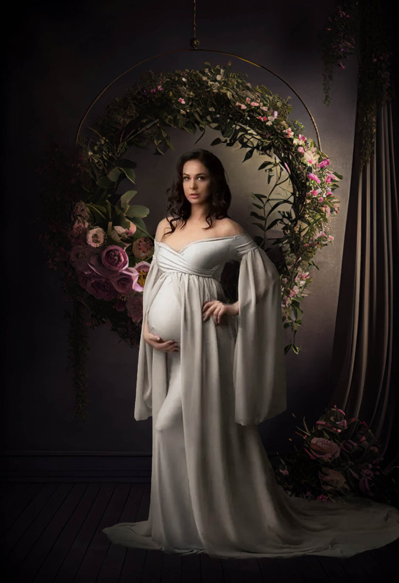 Anneau Floral Suspendu Brun Abstrait Toile de Fond M5-55 – Esthero.fr