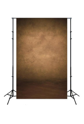 Toile de fond pour studio de portrait abstrait texturé marron GC-153